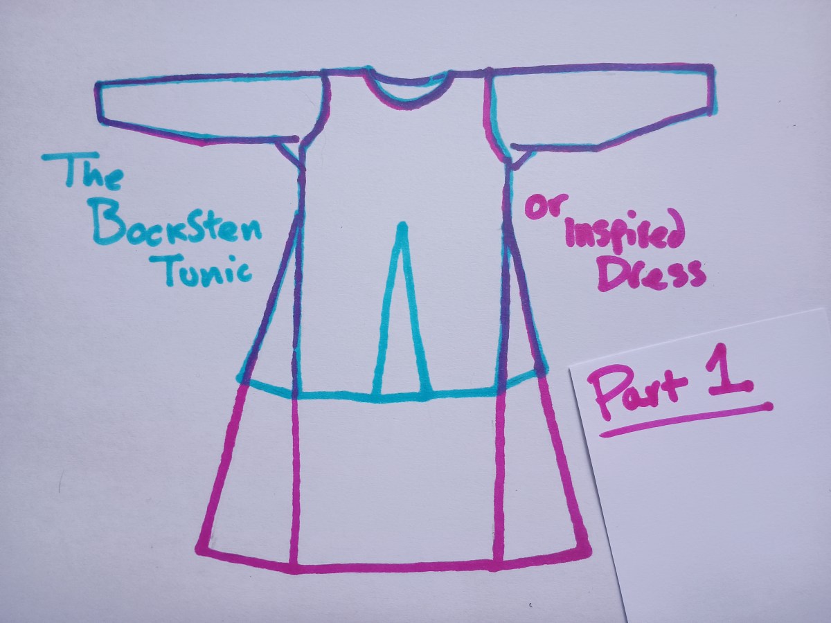 The Bocksten Tunic (or dress). Pt.1: breaking down the pattern. – Time ...